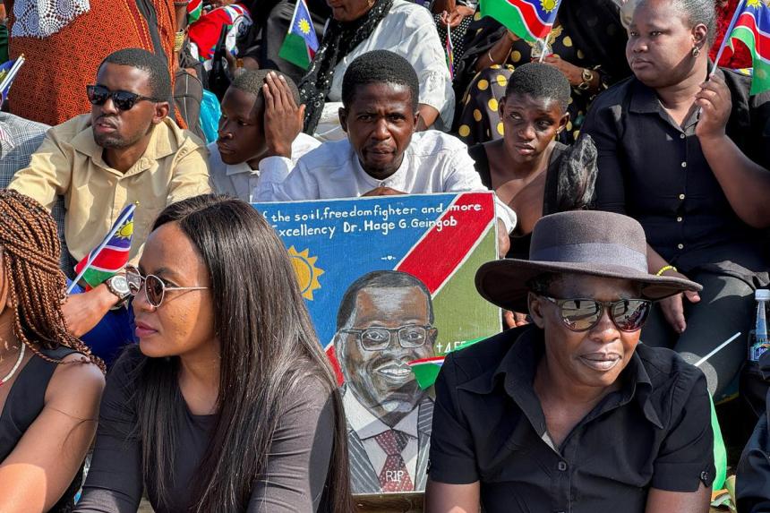 Namibia's late president Geingob buried | The Straits Times