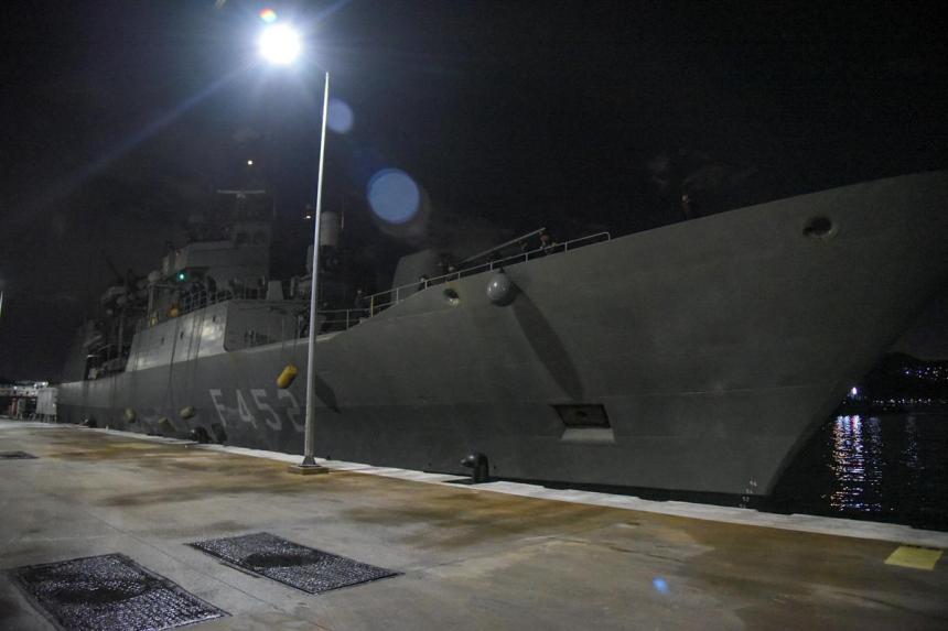 Greek frigate departs to join EU Red Sea mission | The Straits Times