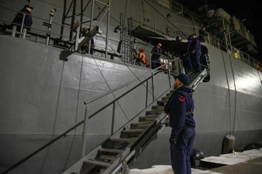 Greek frigate departs to join EU Red Sea mission | The Straits Times