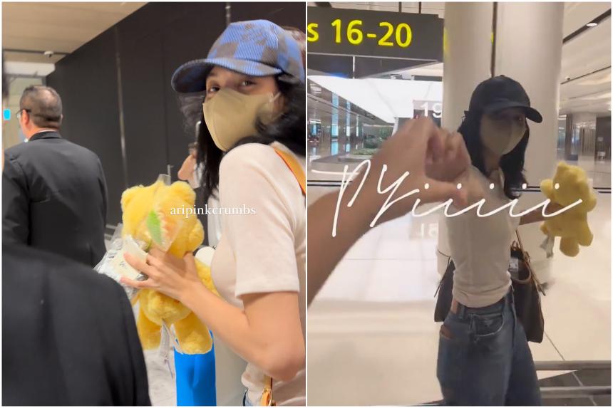 Blackpink’s Lisa spotted at Changi Airport | The Straits Times