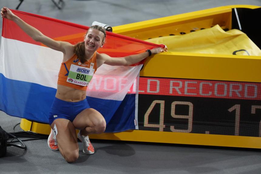 Dutch runner Bol smashes her own indoor 400m world record | The Straits ...