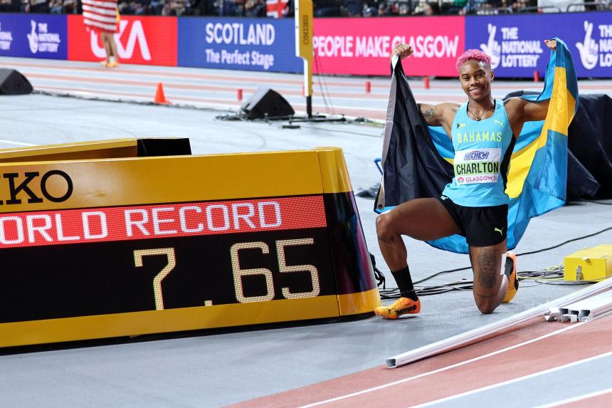 Devynne Charlton lowers 60m hurdles world record, Armand Duplantis wins another title | The ...