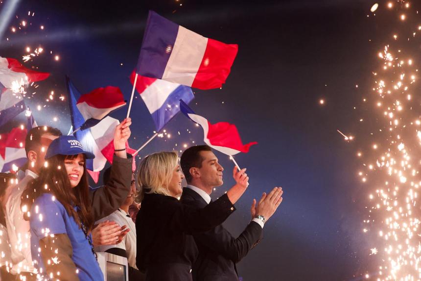 France's far-right RN makes immigration pillar of Europe poll campaign ...