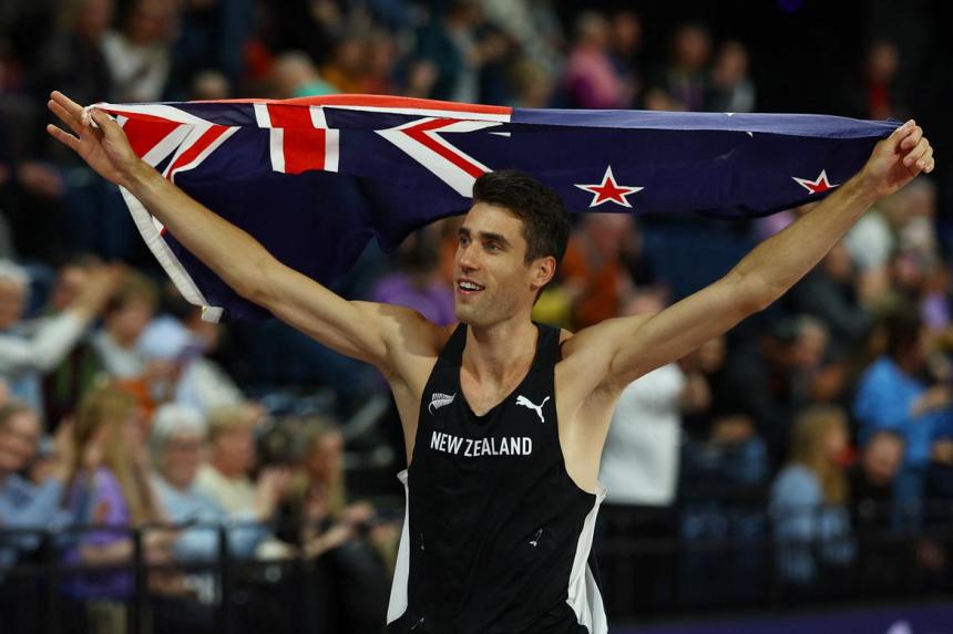 Kerr finds peace in the bathroom to win world indoor high jump title ...