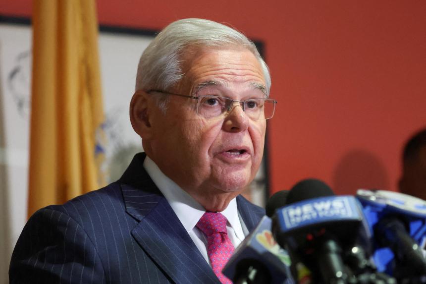 US senator Robert Menendez faces new obstruction charges | The Straits Times