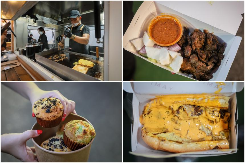 Must-eats at Kampong Gelam Bazaar: Beef bulgogi toast, satay goreng ...