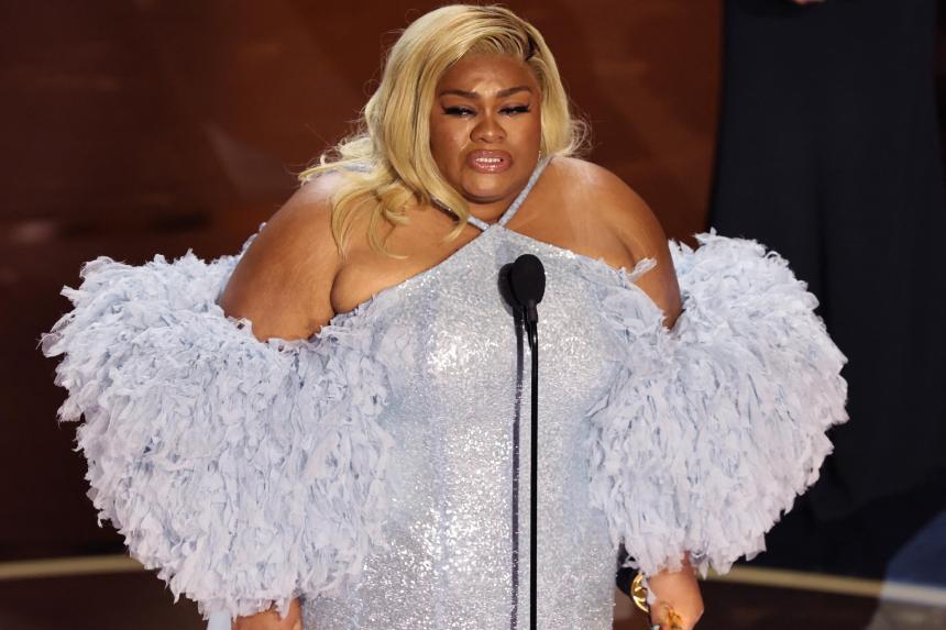 Da’Vine Joy Randolph wins best supporting actress Oscar for The ...