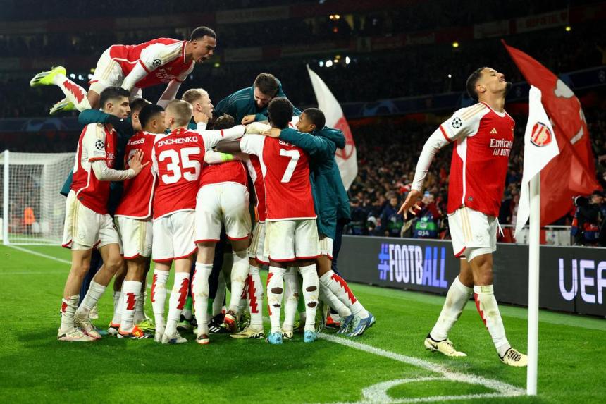 Mikel Arteta hails magic night as Arsenal reach Champions League quarter-finals | The Straits Times