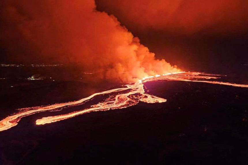Iceland lava flows slow after fourth eruption since December | The ...