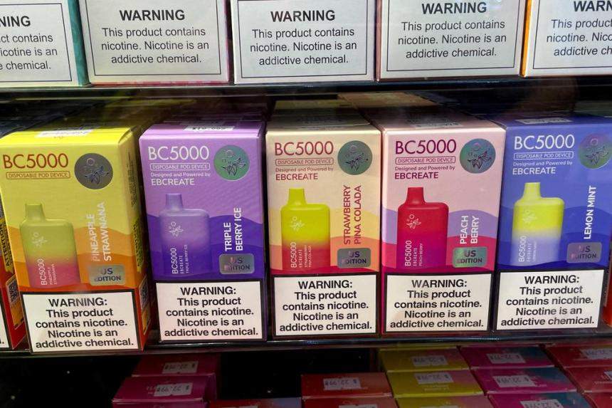 New Zealand government to ban disposable e-cigarettes | The Straits Times