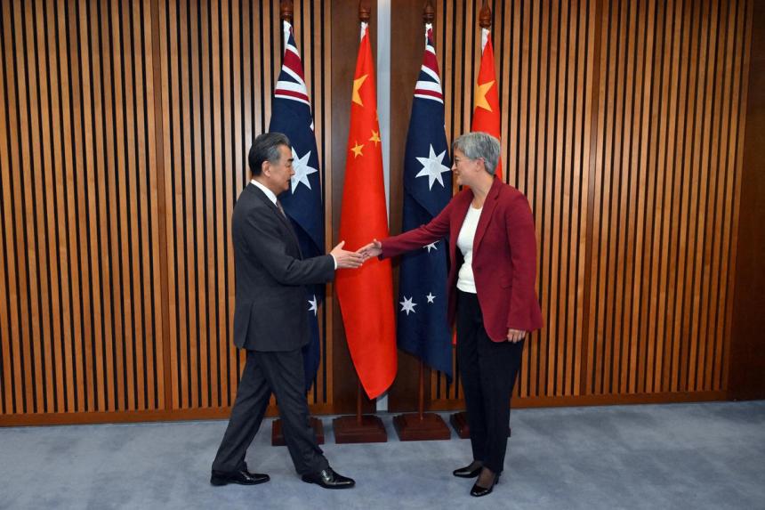 Top Australia, China diplomats meet to discuss trade, human rights ...