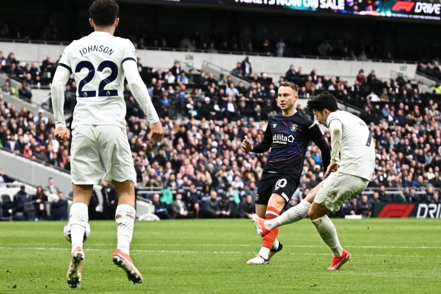 Super Son secures comeback win for Spurs against Luton | The Straits Times