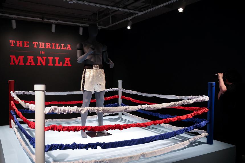 Muhammad Ali’s Thrilla In Manila shorts up for auction | The Straits Times
