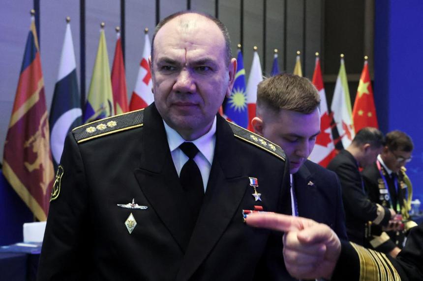 Chinese military officials met US and Russian naval officials this week ...
