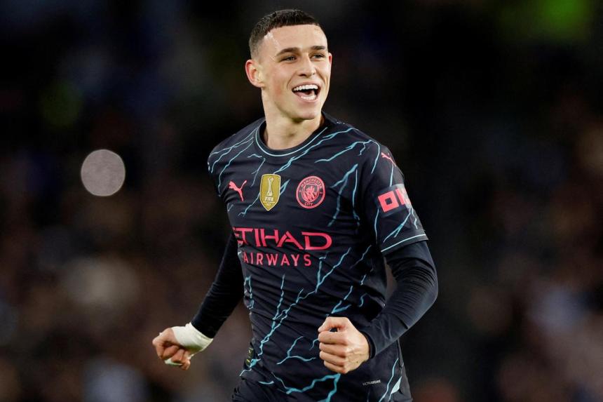 Foden enjoying being front and centre at Man City | The Straits Times
