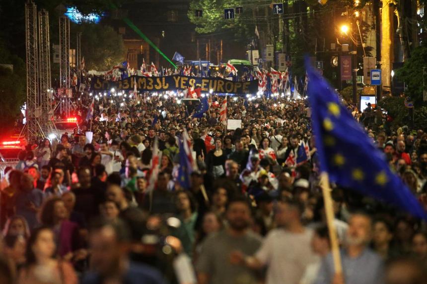Thousands protest in Georgia against 'foreign agents' bill | The ...