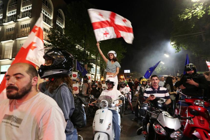 Thousands protest in Georgia against 'foreign agents' bill | The ...