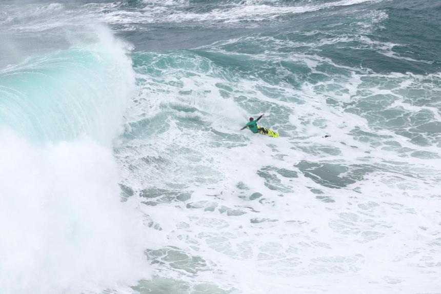 World record holder Sebastian Steudtner finds peace in surfing’s chaos ...