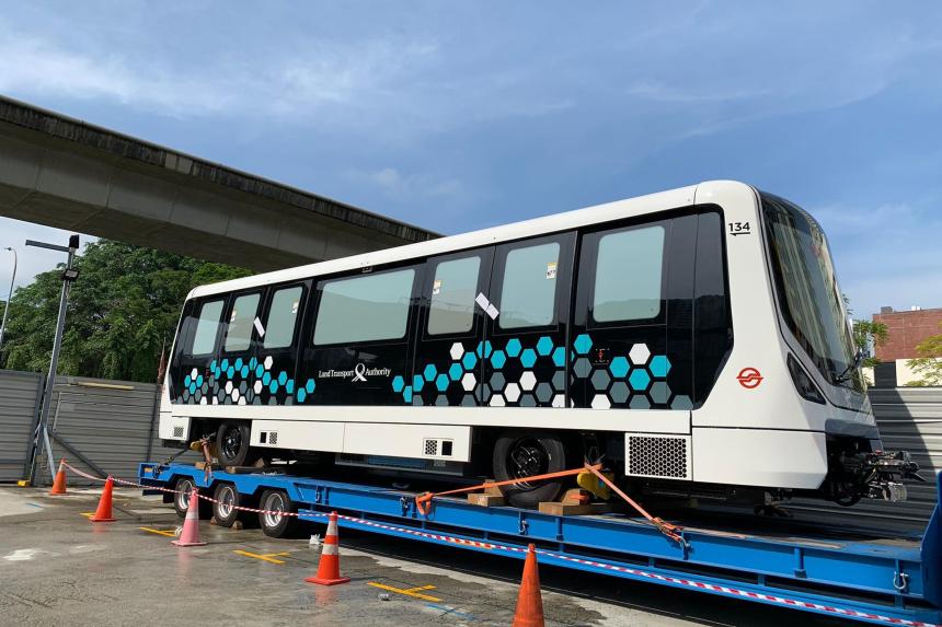 LTA to return first 2 new Bukit Panjang LRT trains to China plant for ...
