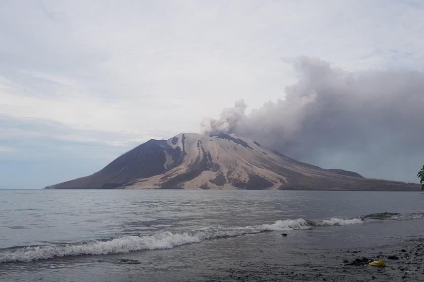 Ash from Indonesia’s Ruang volcano could disrupt flights over Borneo ...
