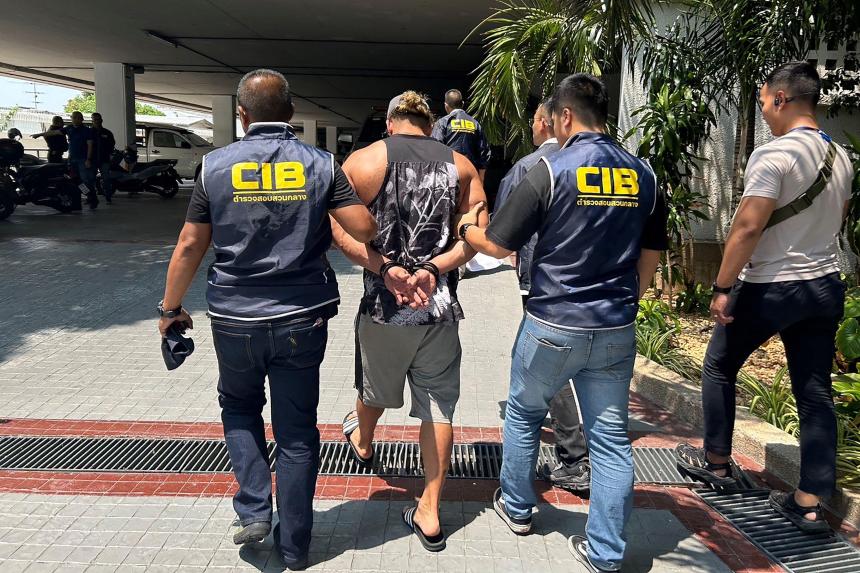 Thai police arrest American fleeing 25-year jail term | The Straits Times