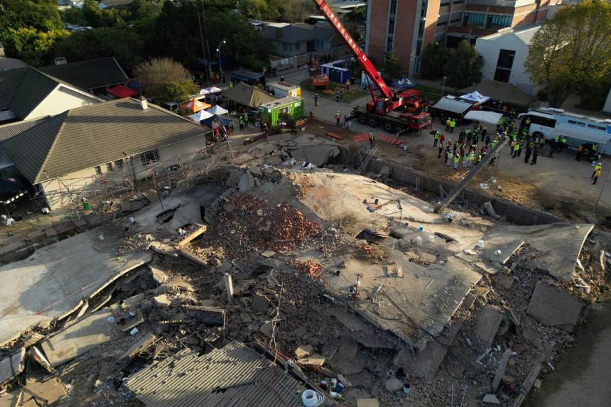 Survivor recounts moment he emerged from deadly South African building collapse | The Straits Times