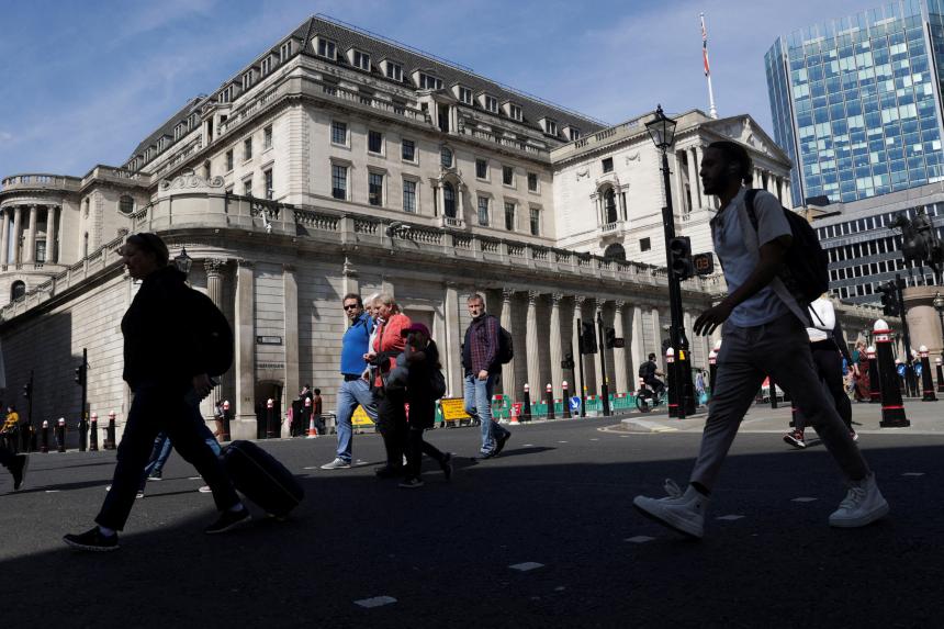 Bank of England holds rate at 16-year high, signals looming cut | The Straits Times