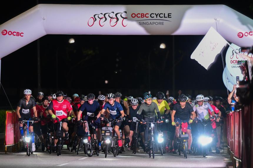 OCBC Cycle’s new foldie bike race draws over 1,000 | The Straits Times