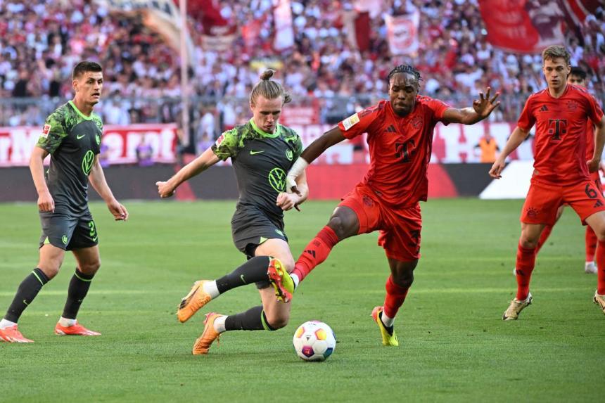 Bayern beat Wolfsburg in final home game after Champions League exit ...