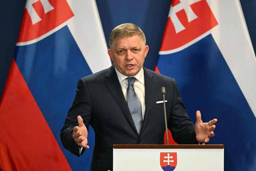 EU leaders shocked by 'vile attack' on Slovak PM Fico | The Straits Times