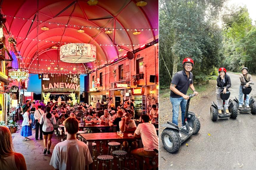 Neon-lit markets, Segway safari and shopping galore: Explore Brisbane ...