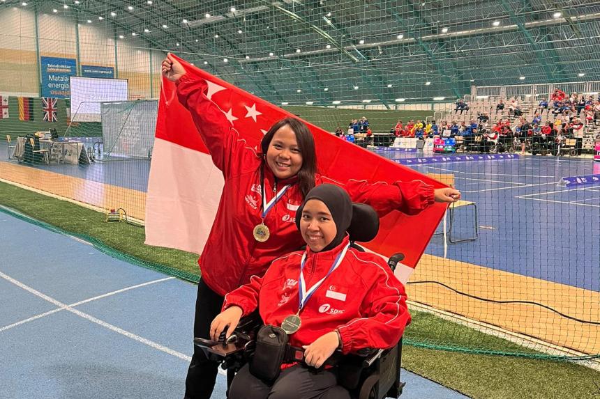 Singapore’s Nurulasyiqah Taha strikes gold at Finland World Boccia ...