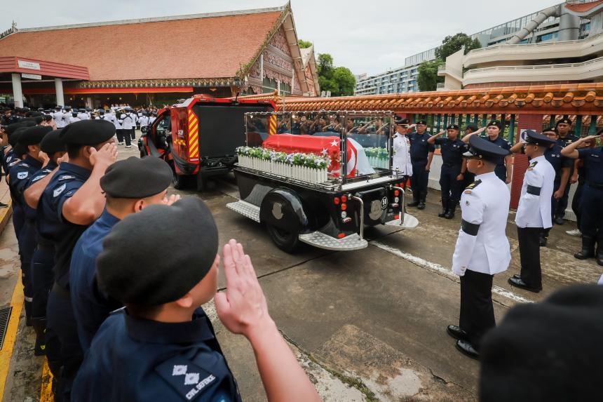 SCDF holds observance ceremony for fallen firefighter Kenneth Tay | The ...