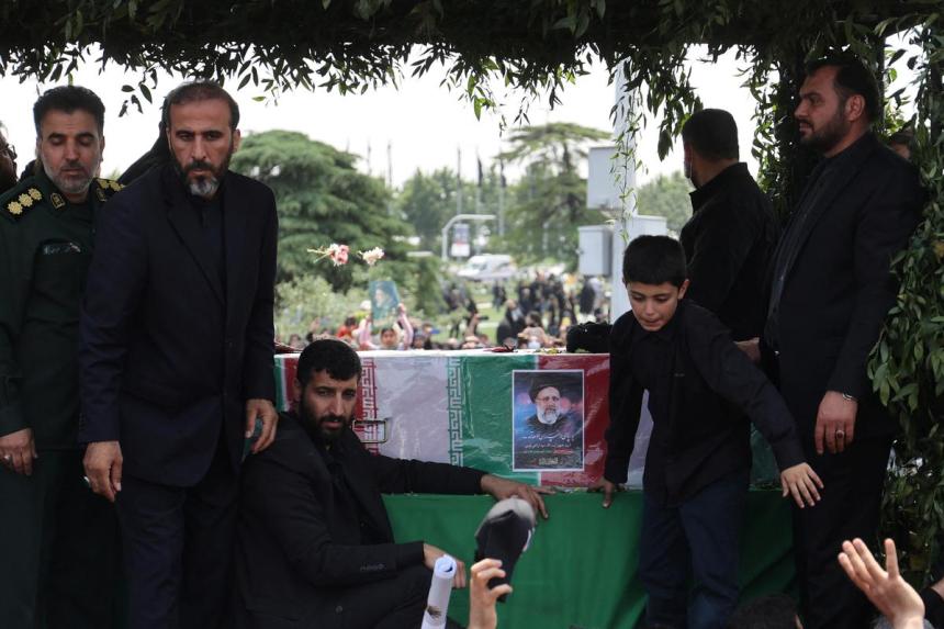 Iran Supreme Leader leads prayers at Raisi funeral as election looms ...
