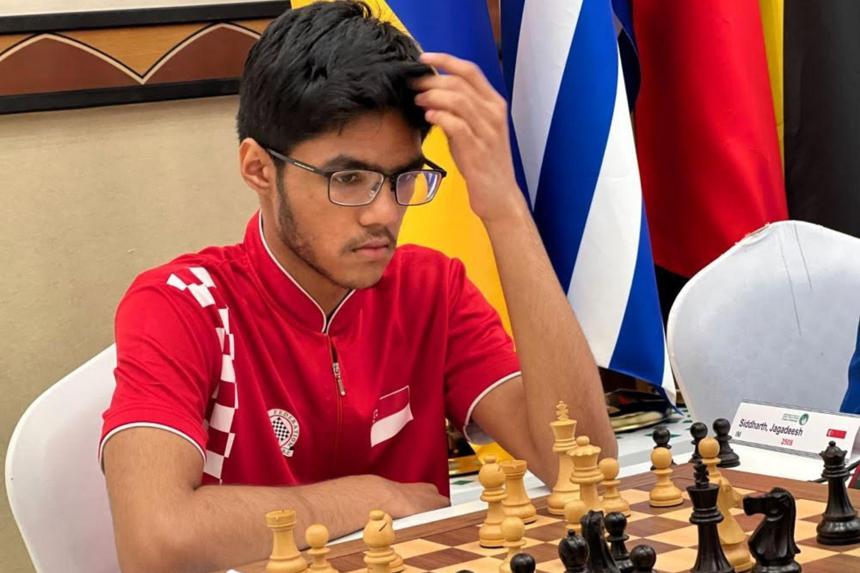 Siddharth Jagadeesh becomes Singapore’s sixth and youngest chess grandmaster at 17 | The Straits ...