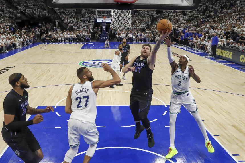 Luka Doncic hits game-winning three-pointer to put Mavs 2-0 up on Timberwolves | The Straits Times