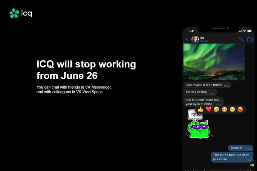 Instant messaging platform ICQ to shut down on June 26, after nearly 28 years | The Straits Times
