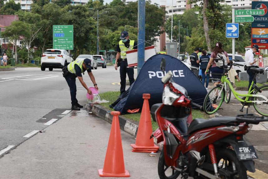 Man dies after his motorcycle skids in Serangoon | The Straits Times
