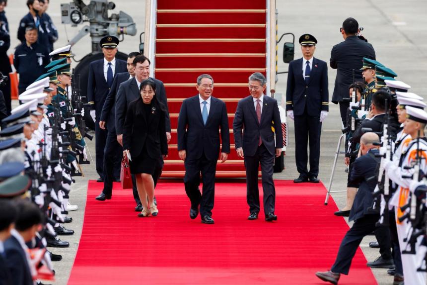 China’s Premier Li Qiang hails ‘new beginning’ with US-allied South ...