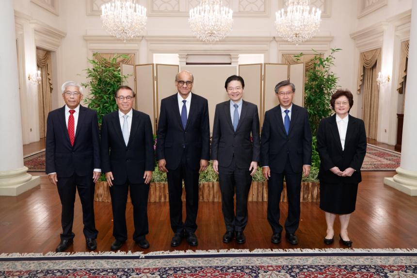 Two members and one alternate member of Council of Presidential ...