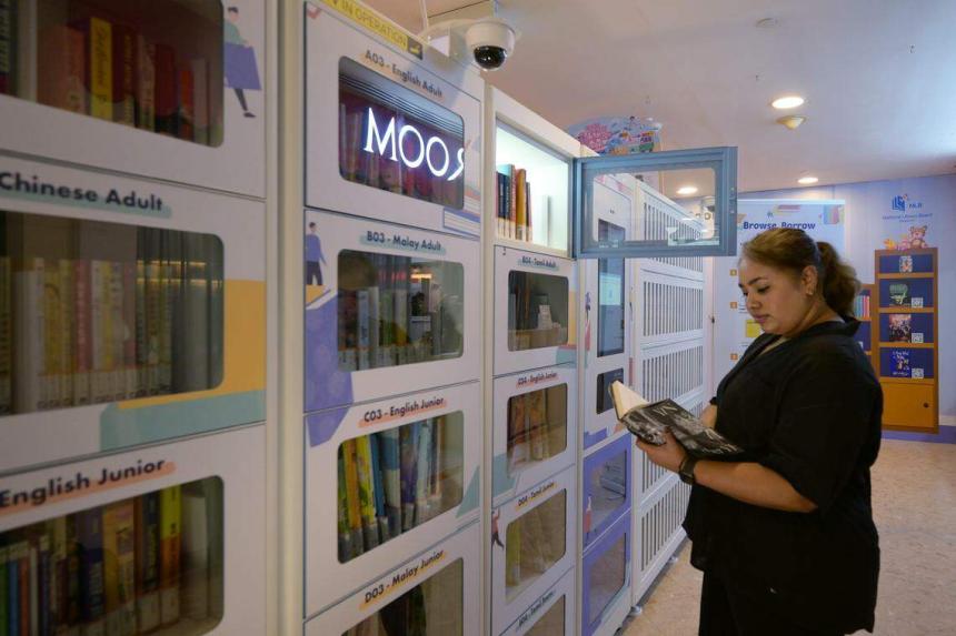 Browse and borrow library books at new self-service kiosk at Bukit Batok’s West Mall | The ...
