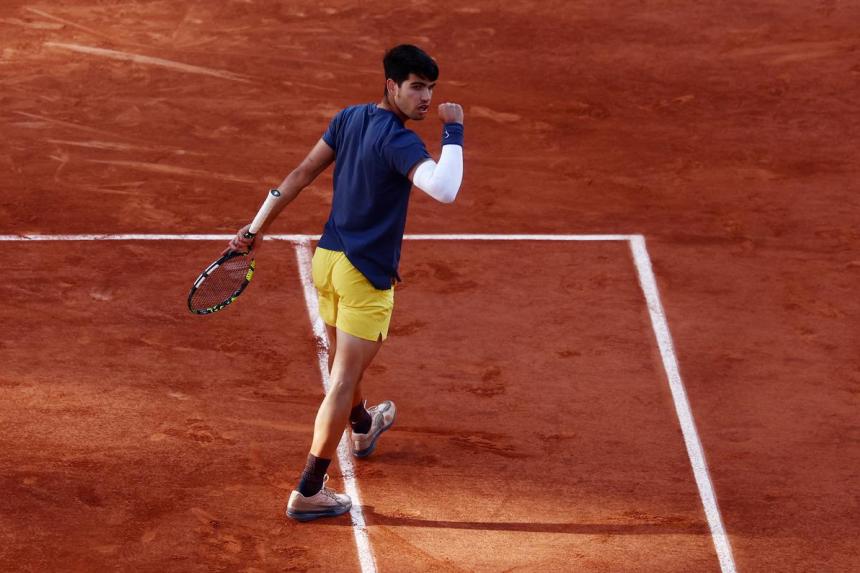 Tennis-French Open men's singles champion Carlos Alcaraz | The Straits ...