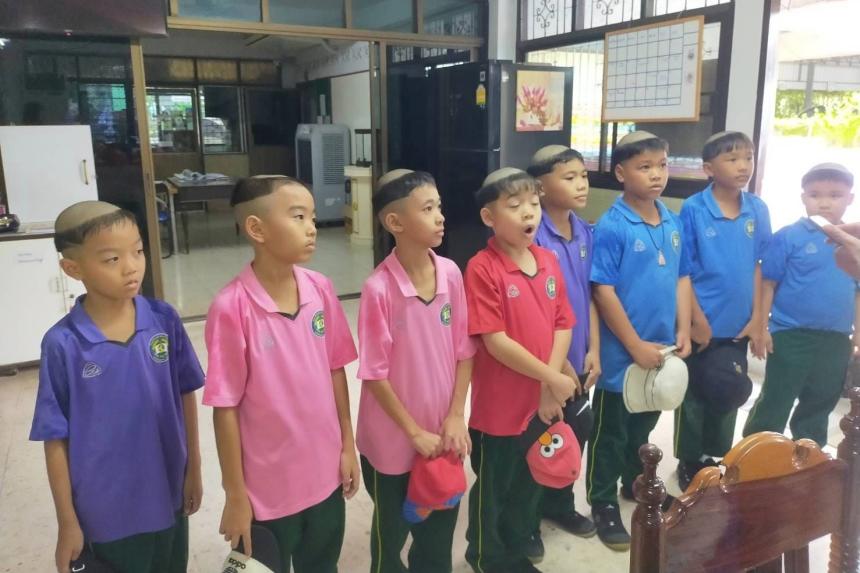 Little Friar Tucks? Netizens howl as Thai boys sport archaic monk’s ...