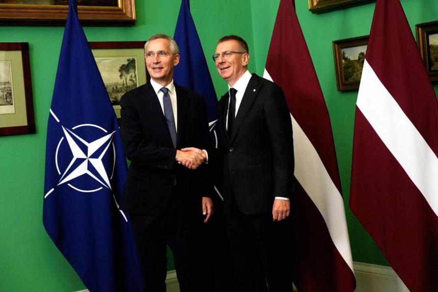 At NATO allies summit, Latvia touts coordinated Ukraine approach ...