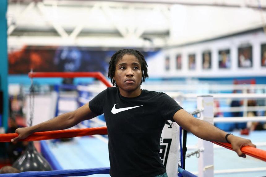 A refugee in the boxing ring, Ngamba takes her fight to Paris | The ...