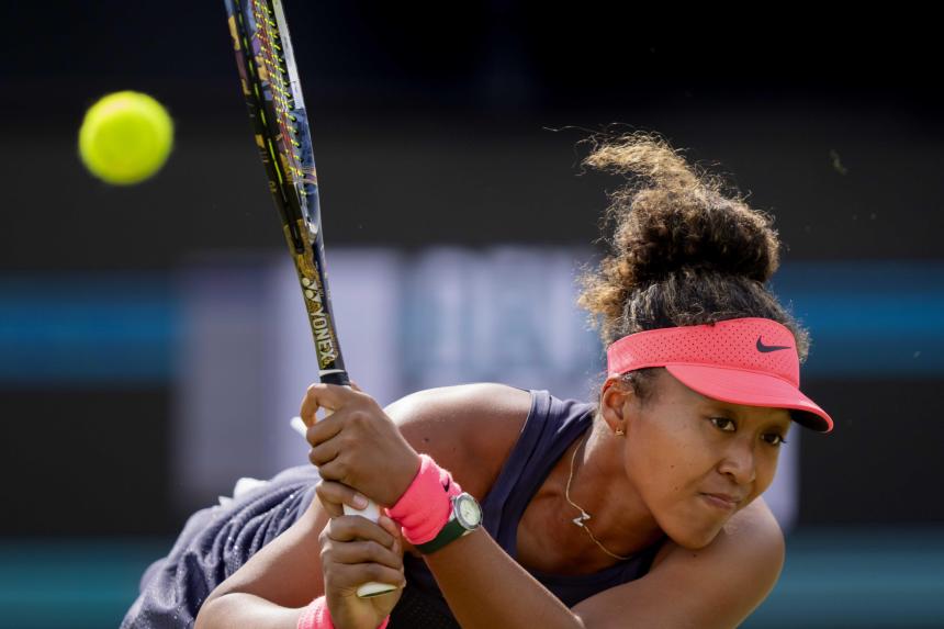 Naomi Osaka powers into last-eight of Wimbledon warm-up | The Straits Times