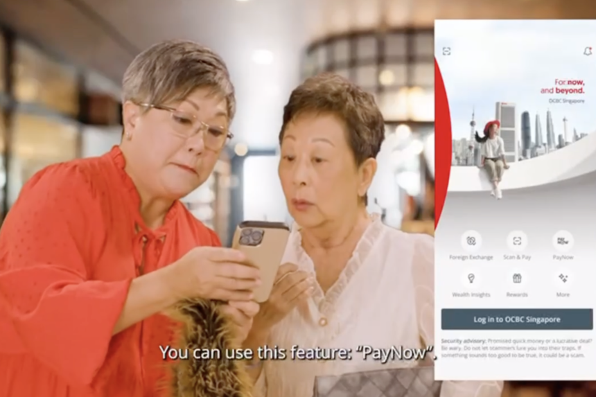 Local 1980s actors Zheng Wanling, ‘Er Gu’ Cai Pingkai reunite for bank ...