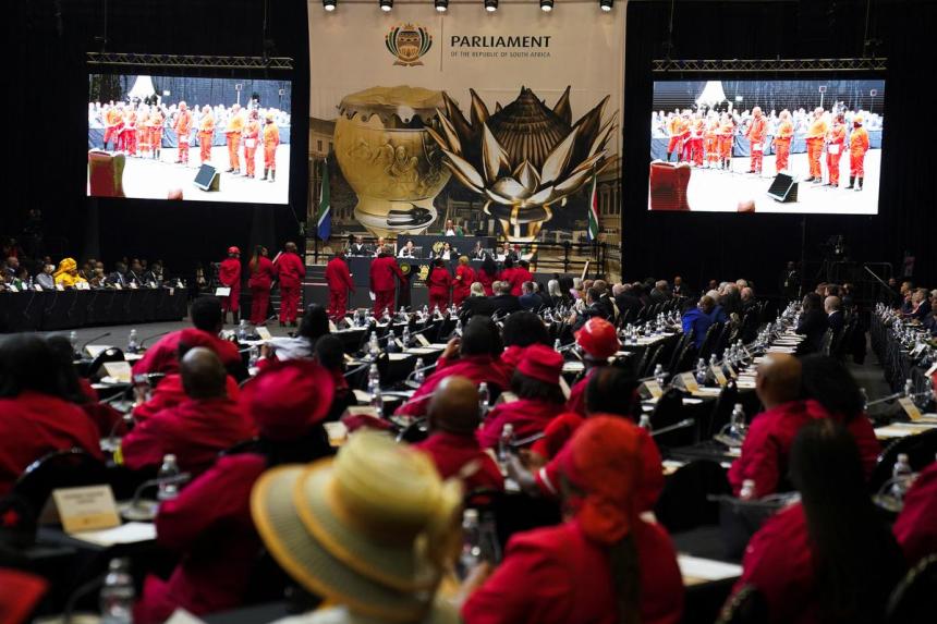 White-led DA party joins ANC in South African unity government | The Straits Times