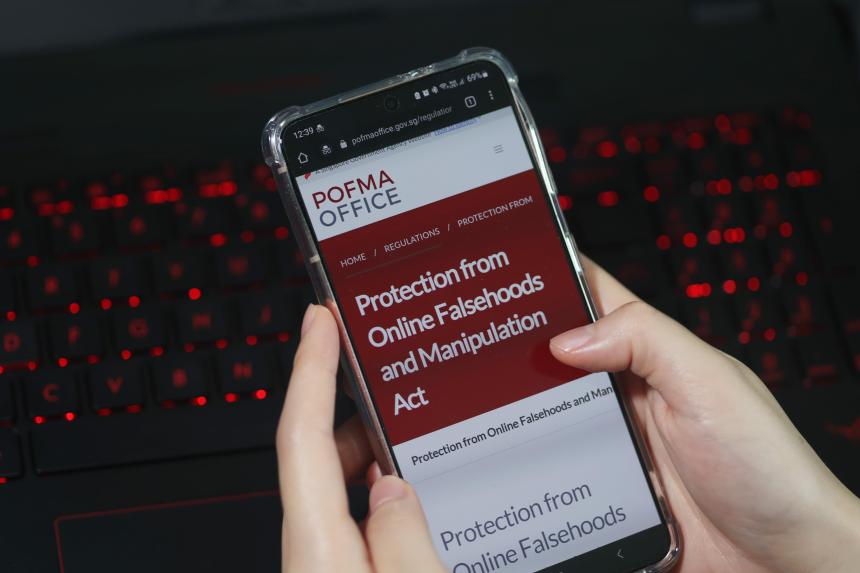 Five years of Pofma: How has the law been used to combat fake news ...