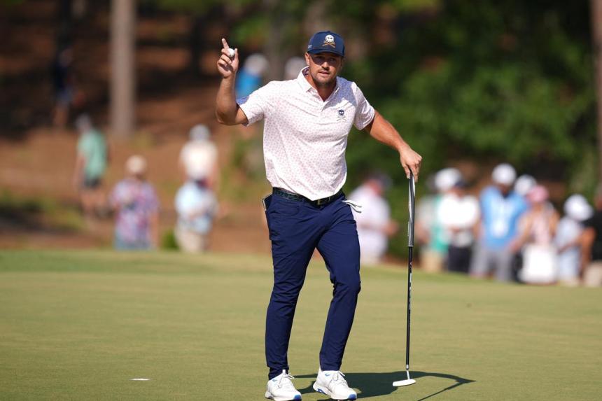 Bryson DeChambeau powers three clear at the US Open entering final ...